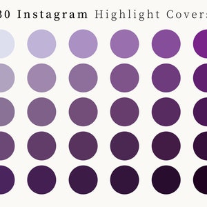 30 Instagram Highlight Covers Purple Color Instagram Story Story ...