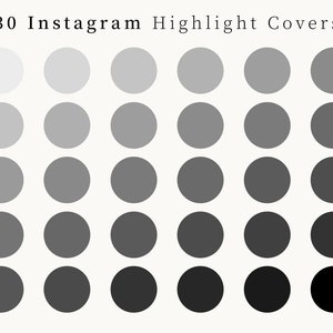 30 Instagram Highlight Covers Black & Gray Color Instagram Story Story ...