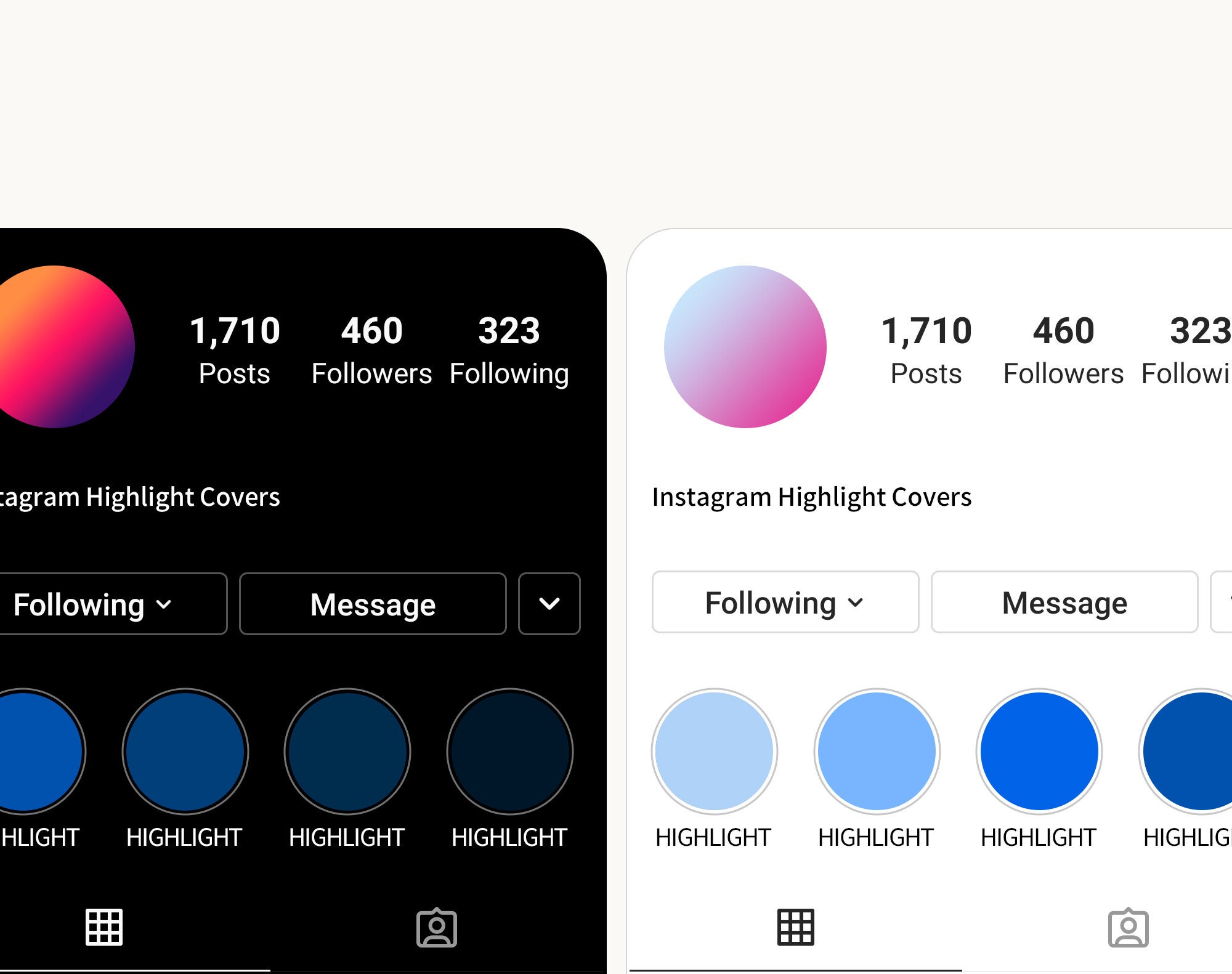 30 Instagram Highlight Covers Blue Color Instagram Story Story ...
