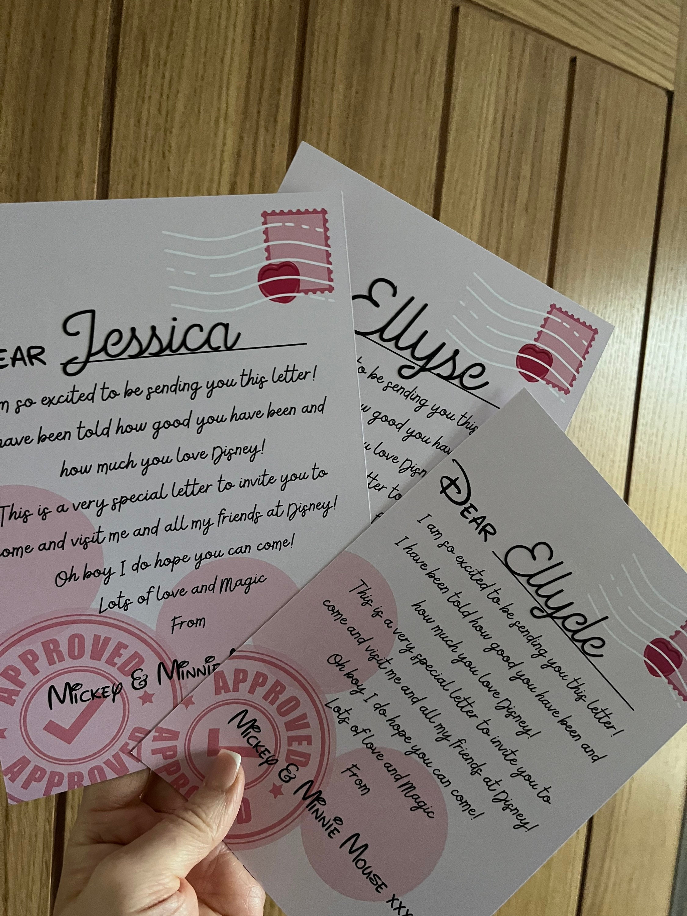 Disney Reveal Letter From Mickey - Etsy UK