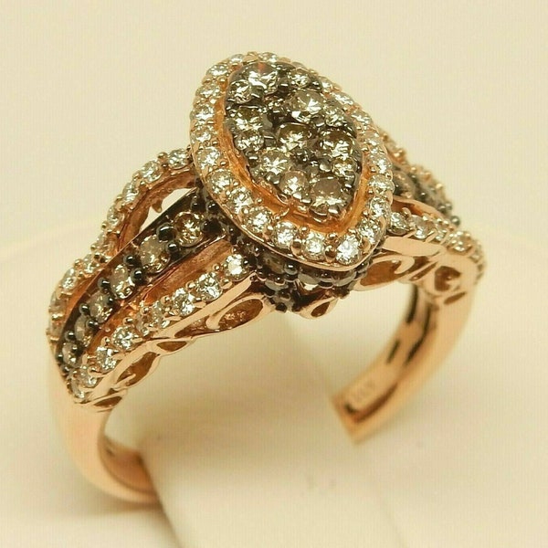 Lab Created Chocolate Diamond Ring - Etsy