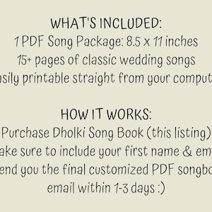 Dholki Song Book / Customizable Digital Download/ Sangeet / Mehndi ...