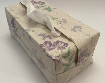Romantic and Elegant Tissue Box Cover Made of Floral Tapestry - Etsy