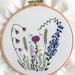 Wildflowers Meadow Embroidery Pattern Flowers and Herbs Heart - Etsy