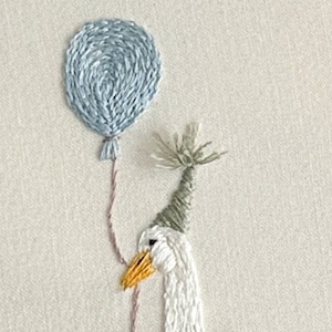 Party Goose Embroidery Pattern Beginner PDF Vintage Goose Embroidery ...