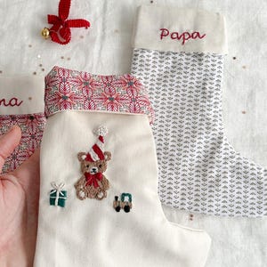 Christmas Embroidery Pattern Teddy Bear Beginner PDF Embroidery Design ...