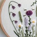 Wildflowers Meadow Embroidery Pattern Flowers and Herbs Heart - Etsy