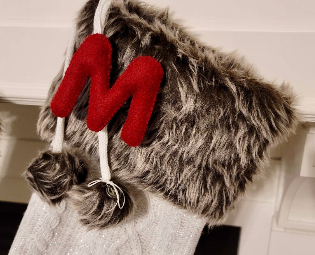 Felt Stocking Letters - Etsy