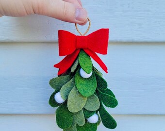 Felt Mistletoe - Etsy