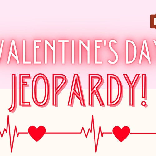 Valentine's Day Answer Battle Family Trivia Powerpoint | Etsy