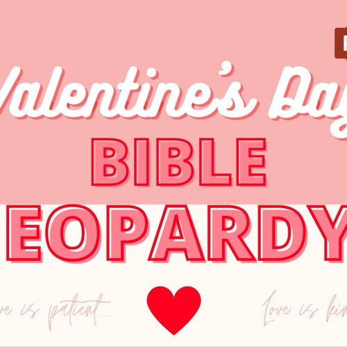 Valentine's Day Bible Jeopardy - Etsy