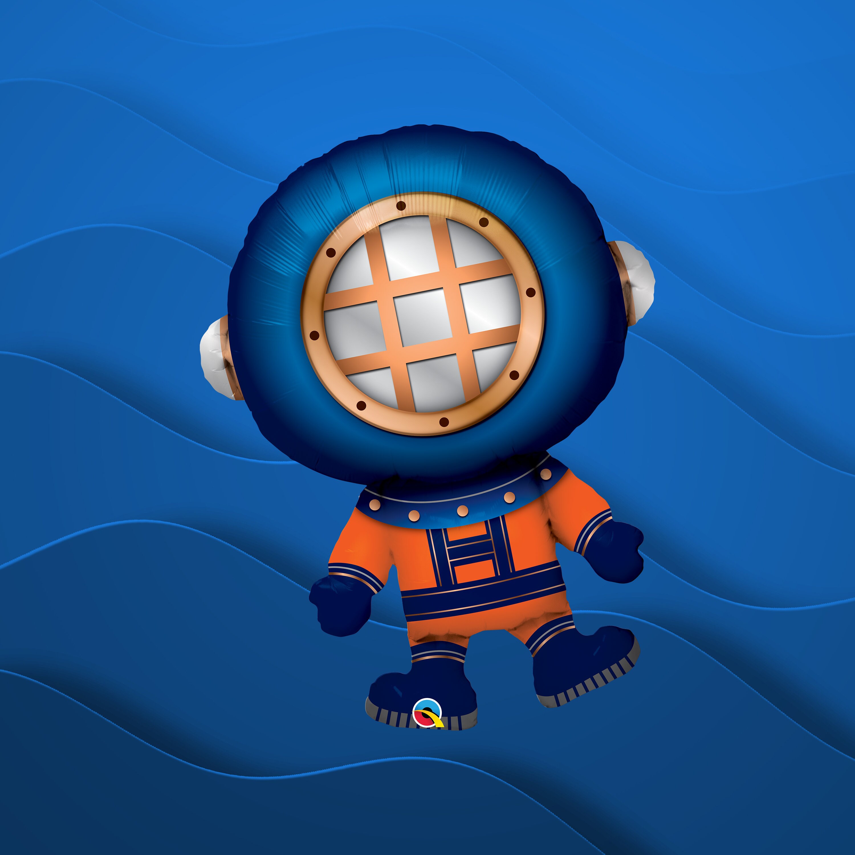 37 Deep Sea Diver Mylar Balloon Scuba Diver Ocean Themed | Etsy