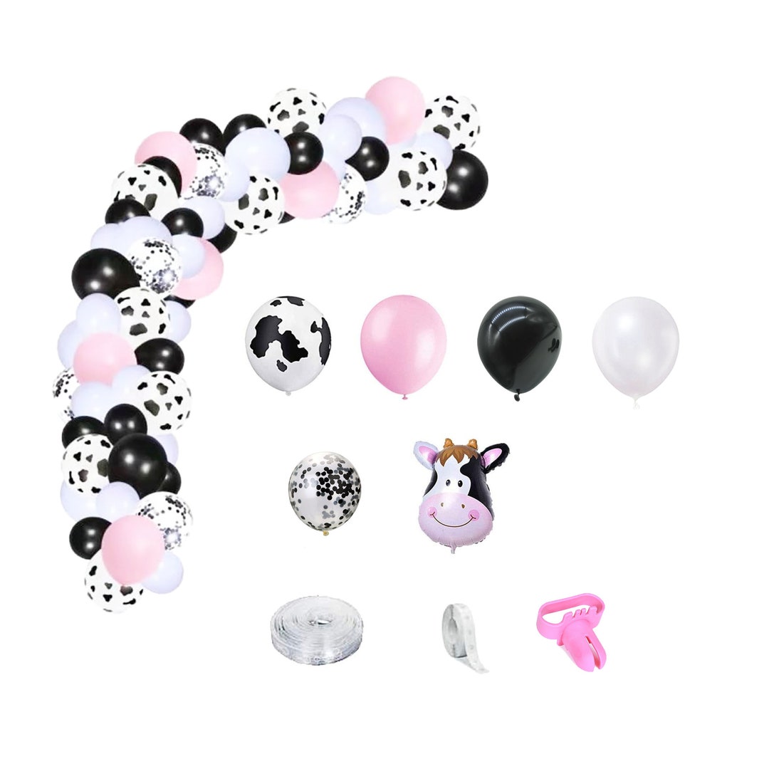 Cow Balloons Arch Set, Cow Birthday, Cow Balloon Garland Kit 116 ...