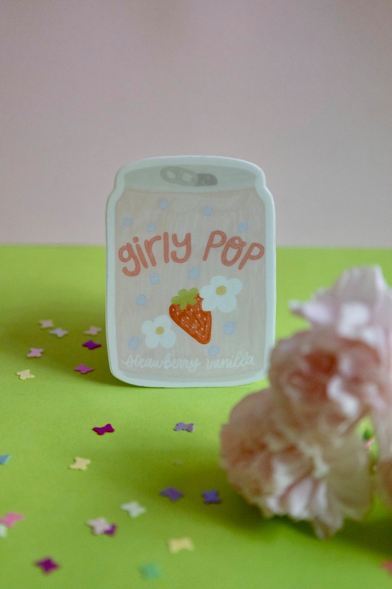 Girly Pop Sticker - Etsy