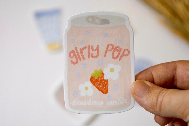 Girly Pop Sticker - Etsy