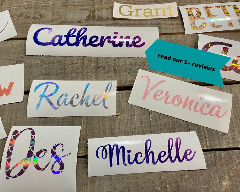 Name Decals Custom Decal for Party Kid's Name Decals - Etsy