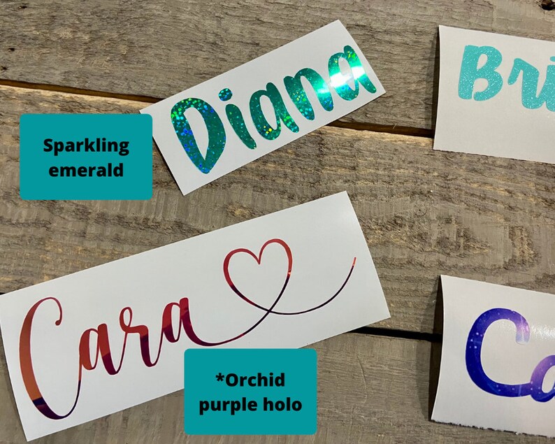Name Decals Custom Decal for Party Kid's Name Decals - Etsy