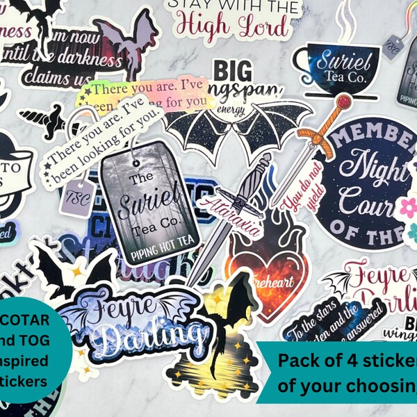 Booktok Stickers - Etsy