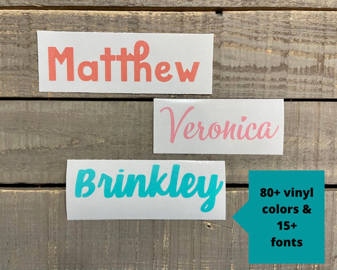 Name Decals Custom Decal for Party Kid's Name Decals - Etsy