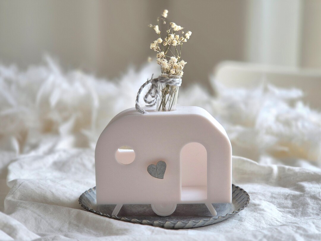 Caravan Decoration With Small Vase or Voucher Packaging, Camping ...