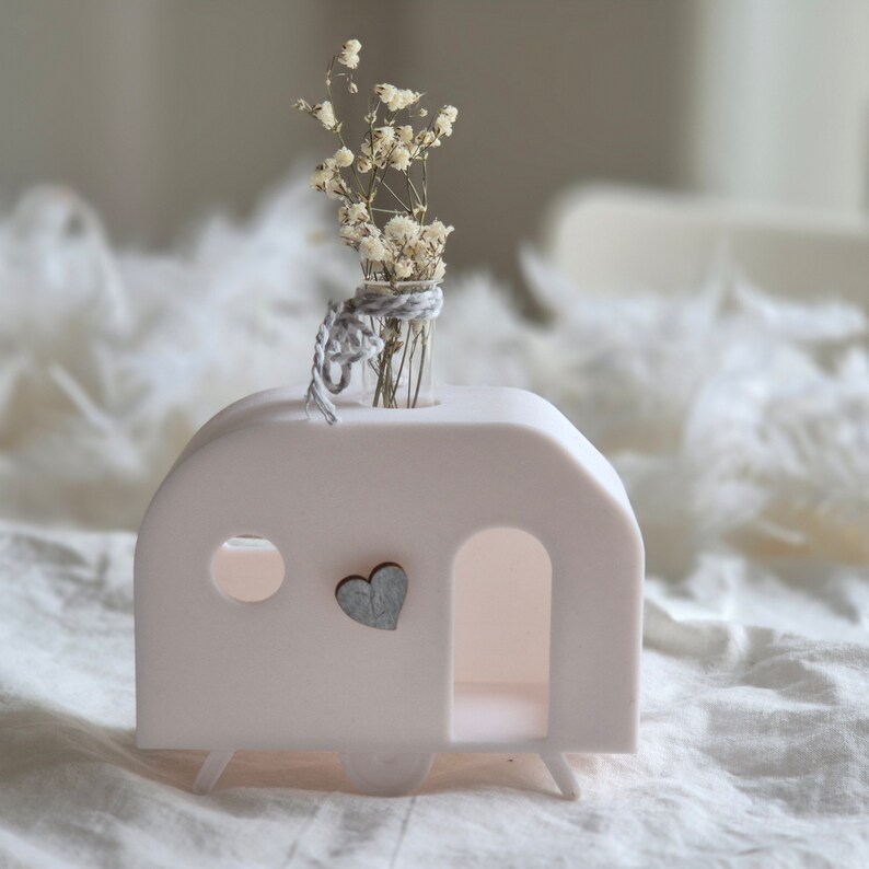 Caravan Decoration With Small Vase or Voucher Packaging, Camping ...