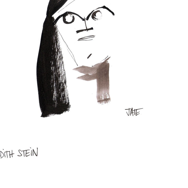 EDITH STEIN, SHEET A4 - Etsy