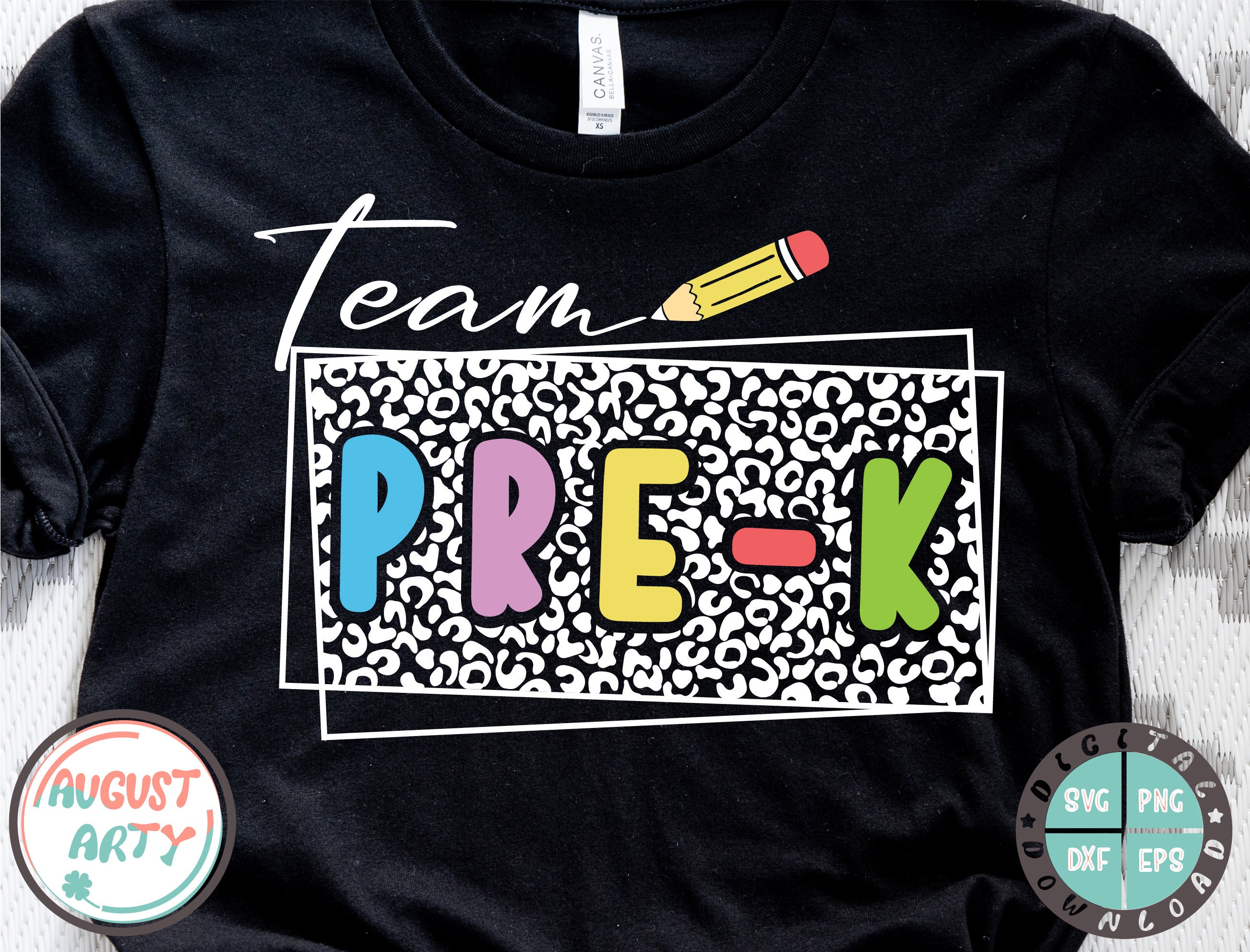 Leopard Team Pre-k Svg,pecil School Shirt Svg,back to School Svg,ready ...