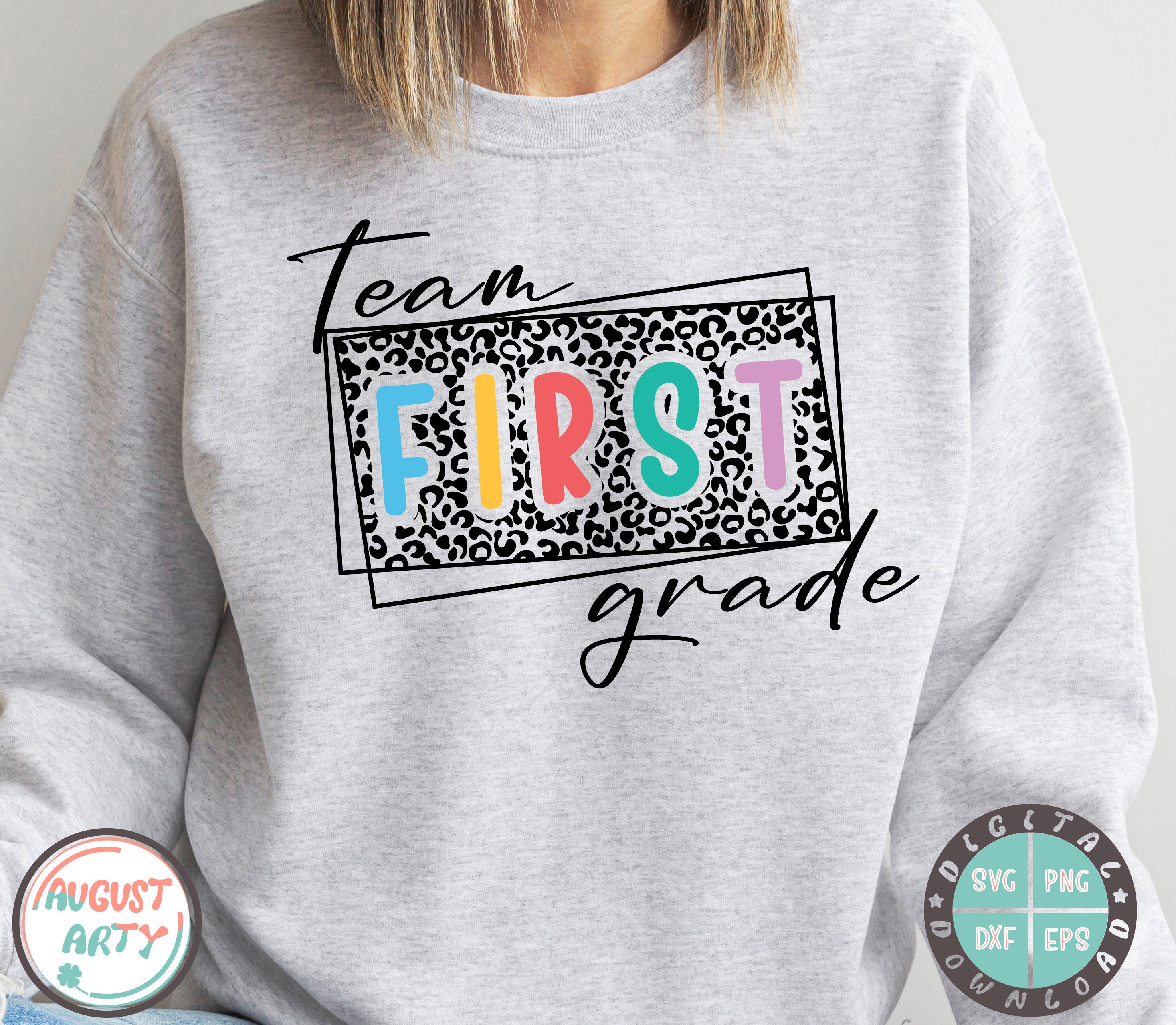 Leopard Team First Grade Svgcouple School Shirt Svgfirst - Etsy