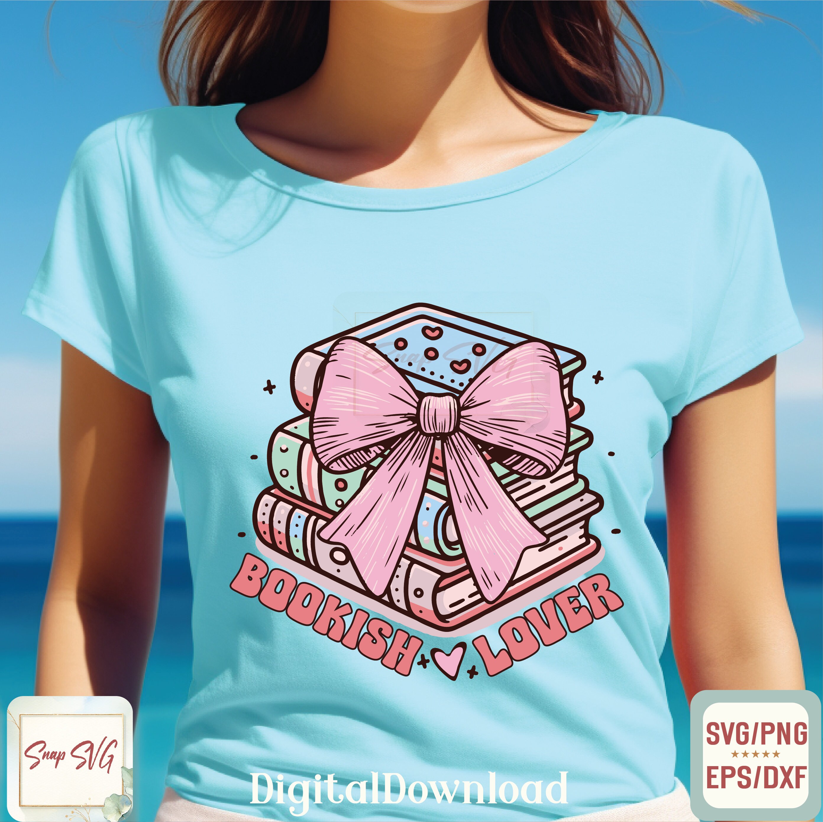 Coquette Books SVG Png,bookish Lover Svg,girly Bookish Coquette ...