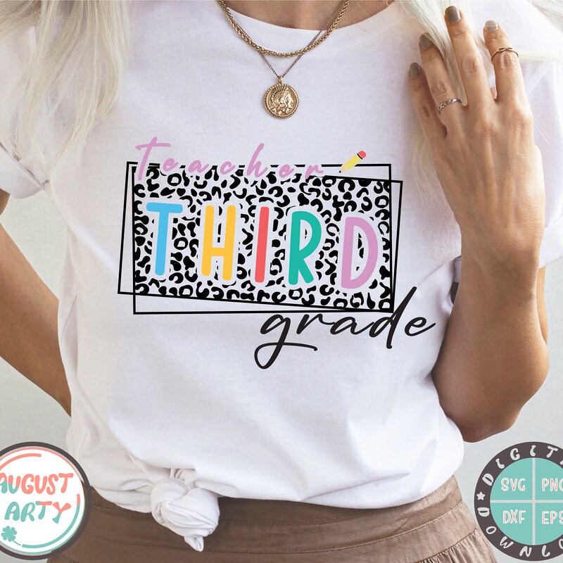 Third Grade Svg - Etsy