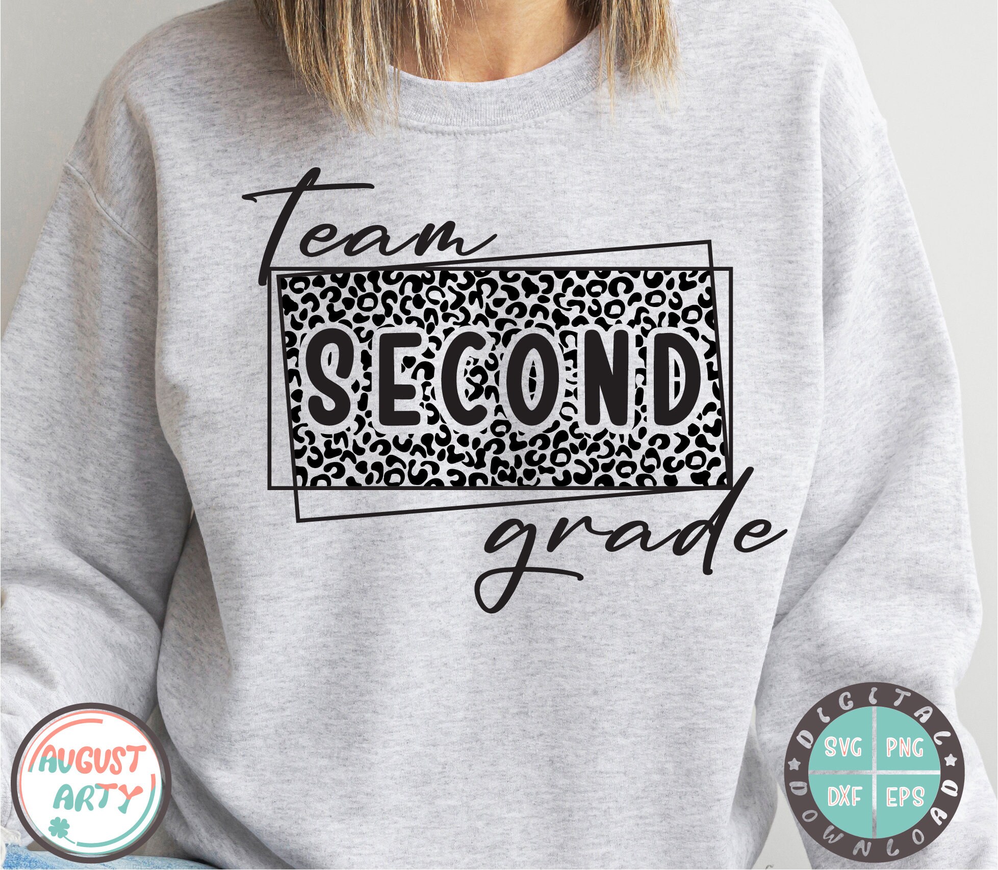 Leopard Team Second Grade Svgcouple School Shirt Svgback to - Etsy