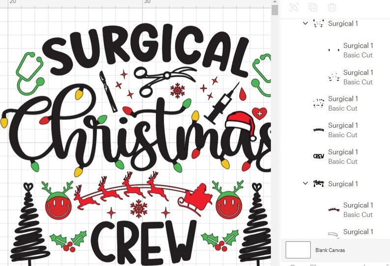 Surgical Christmas Crew SVG: Nurse OR Gift (digital Download) - Etsy