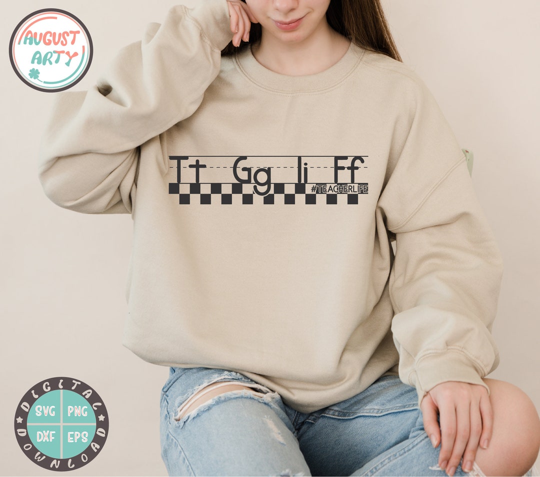 TGIF Teacher Shirt Svg/thank God Its Friday Svg/checkered Teacher Svg ...