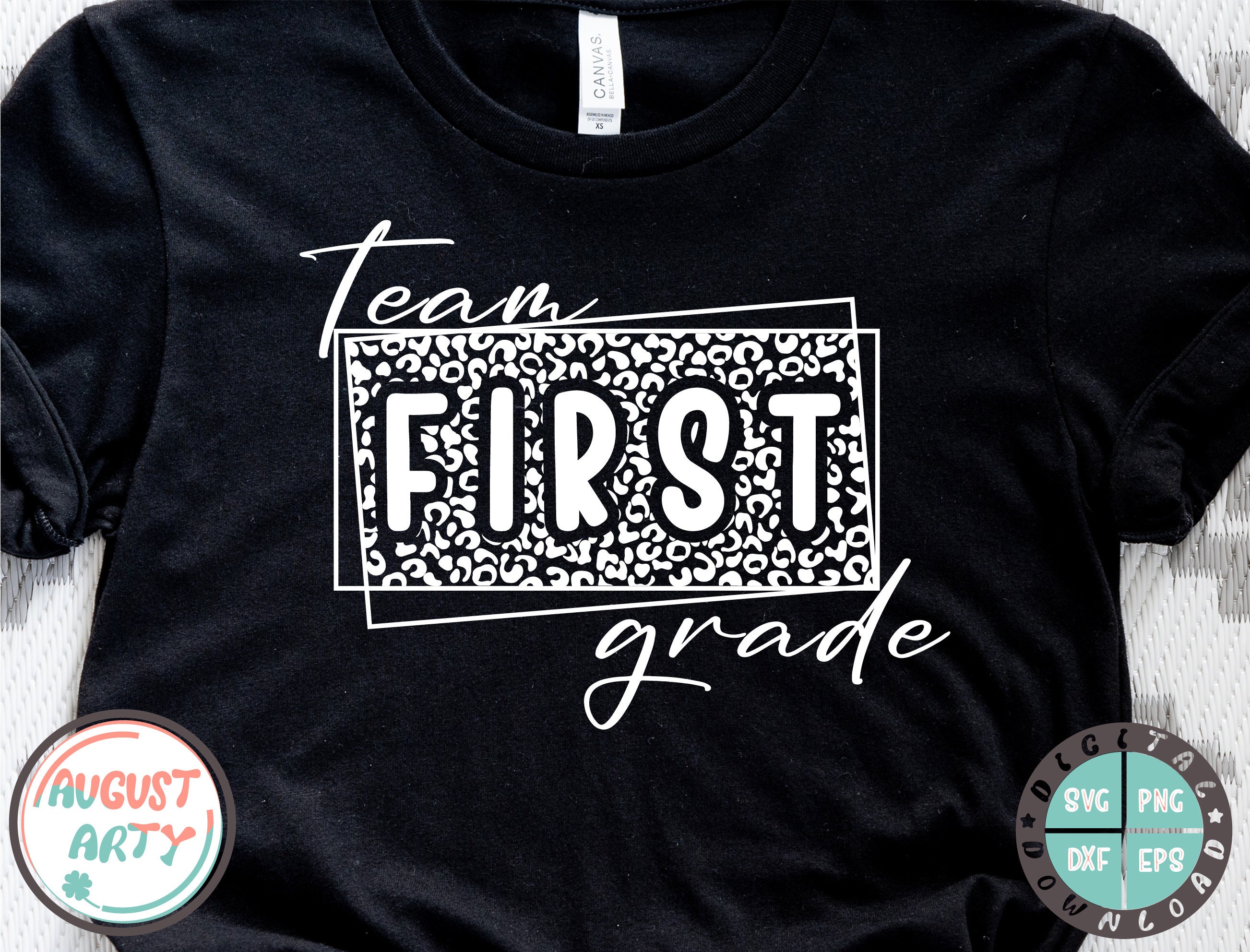 Leopard Team First Grade Svgcouple School Shirt Svgfirst - Etsy