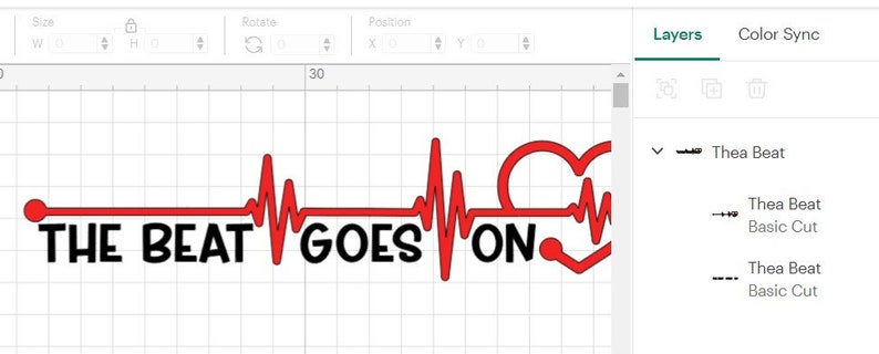 The Beat Goes on Svg,pulse Svg, Heartbeat Svg,go Red for Heart Health ...