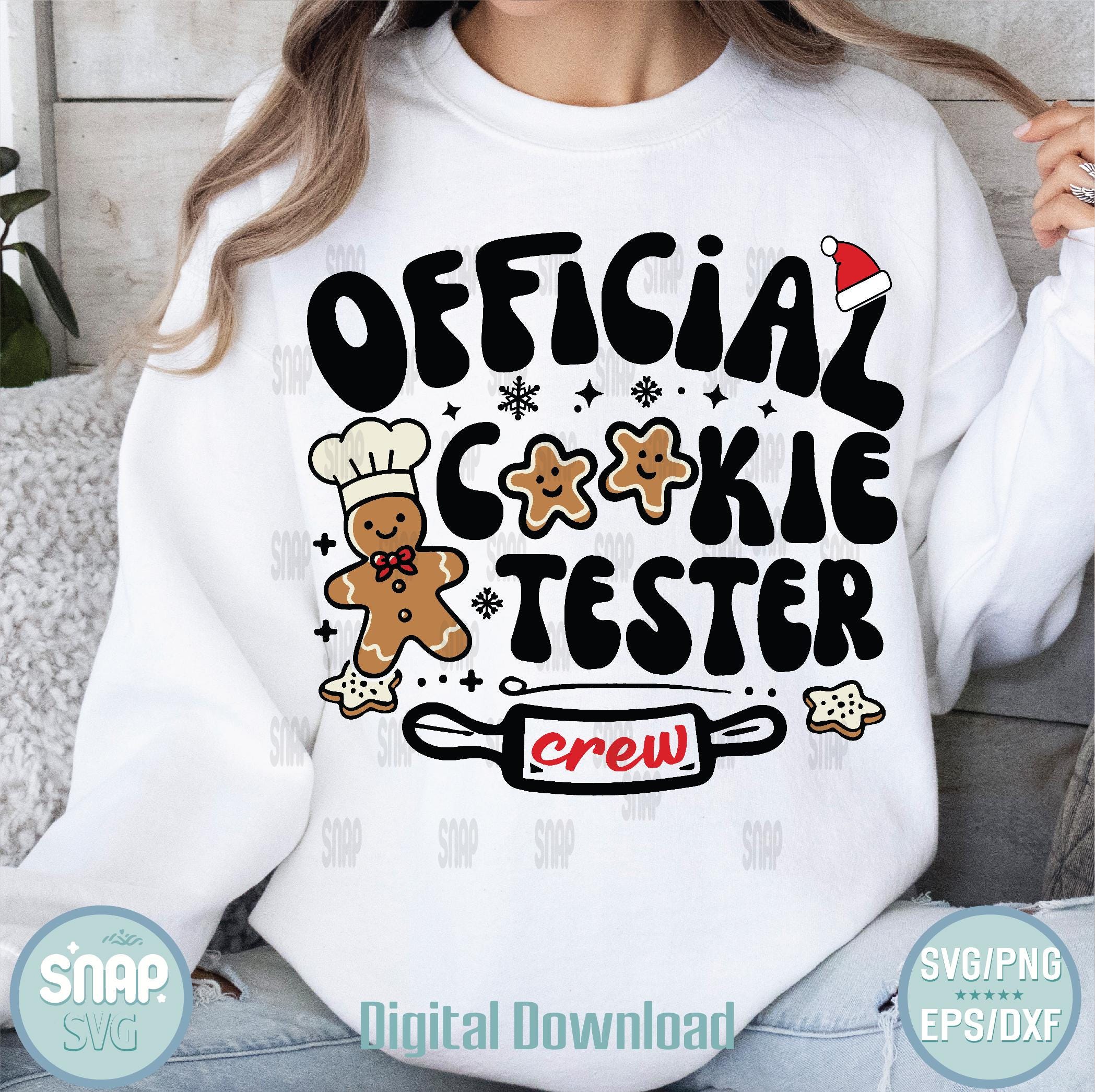 Official Cookie Tester SVG: Christmas Baking Crew (digital Download) - Etsy