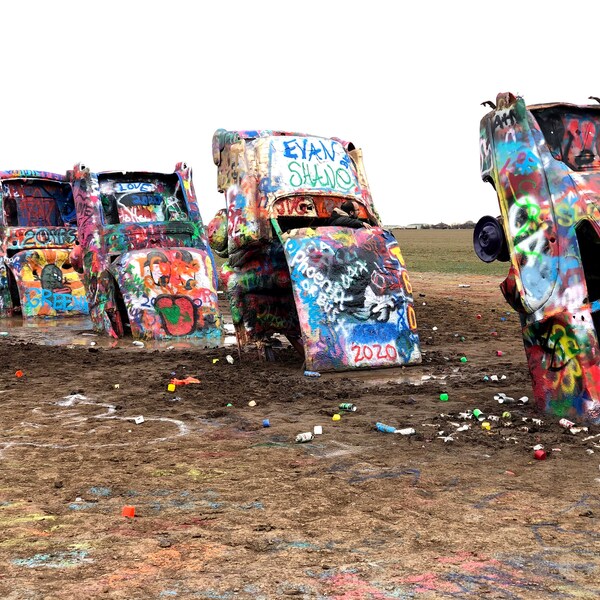 Cadillac Ranch - Etsy