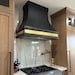 Custom Artisan Zinc Range Hoods - Double Sweep - Casing and Strap ...