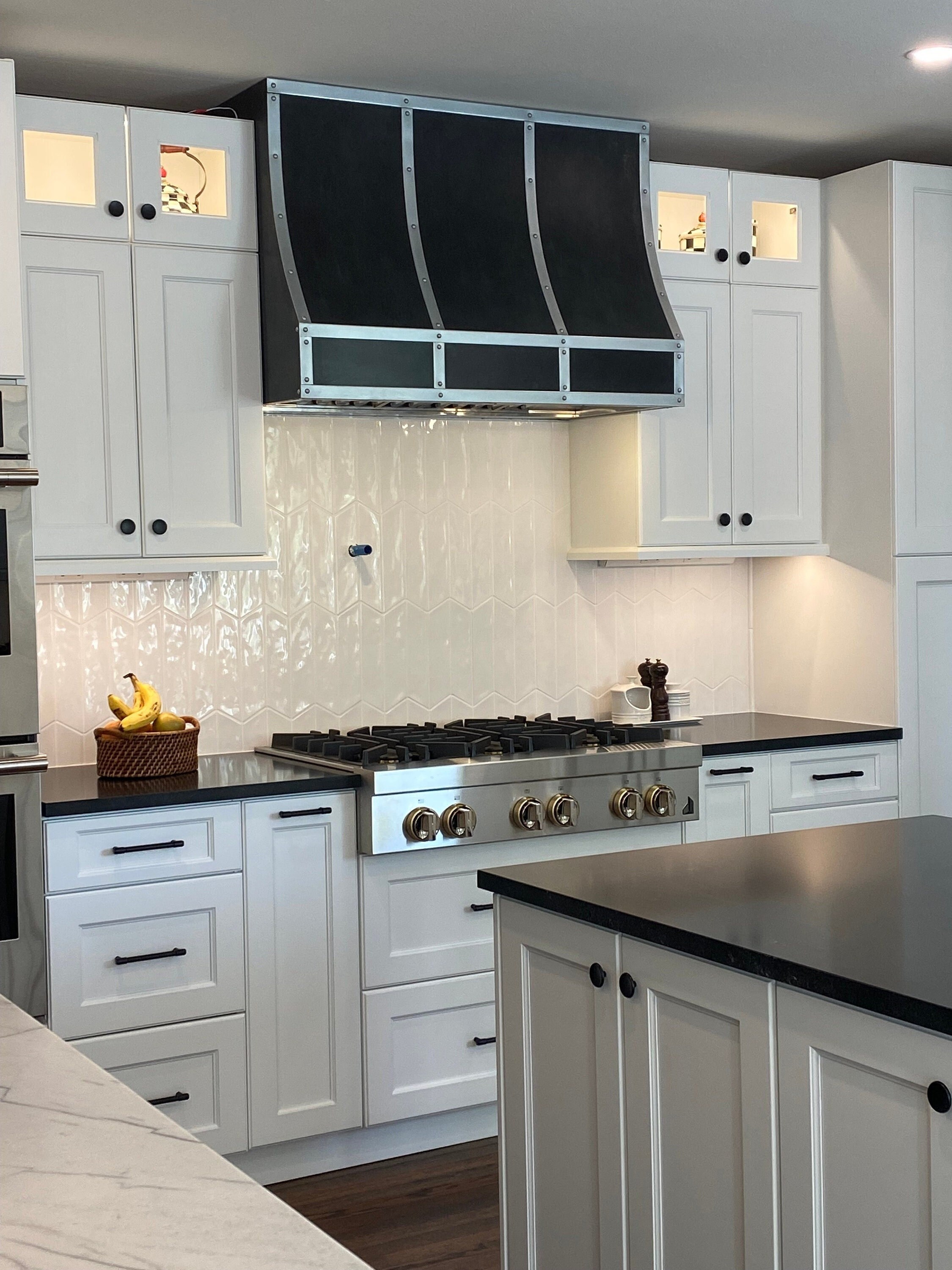 Custom Zinc Range Hoods Single Curve - Etsy