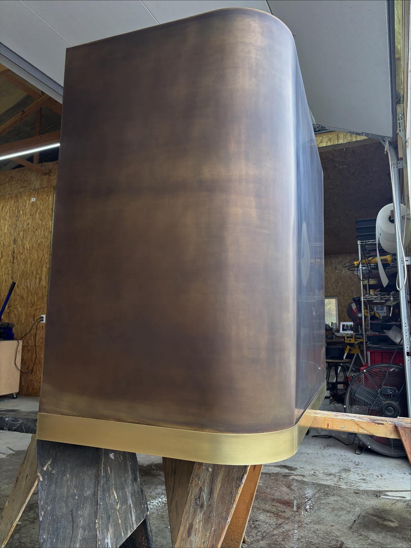 Custom Artisan Brass Range Hoods - Radius Curve - Etsy