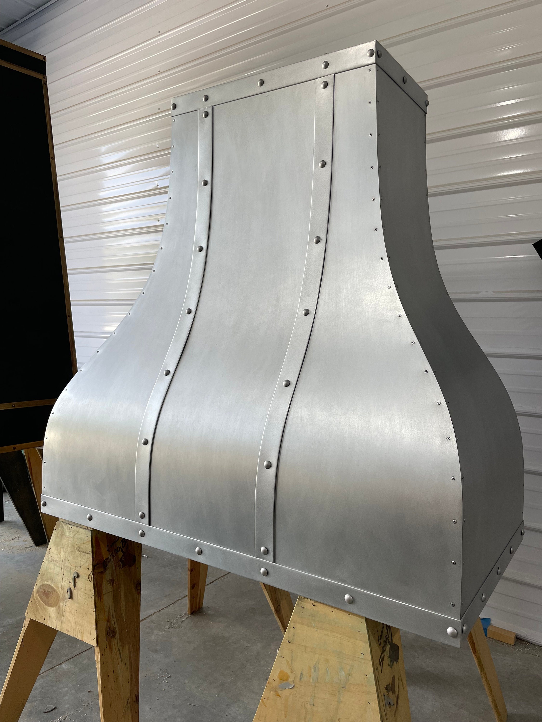 Custom Artisan Zinc Range Hoods -"tolon" Hood - Bell Curve - Etsy