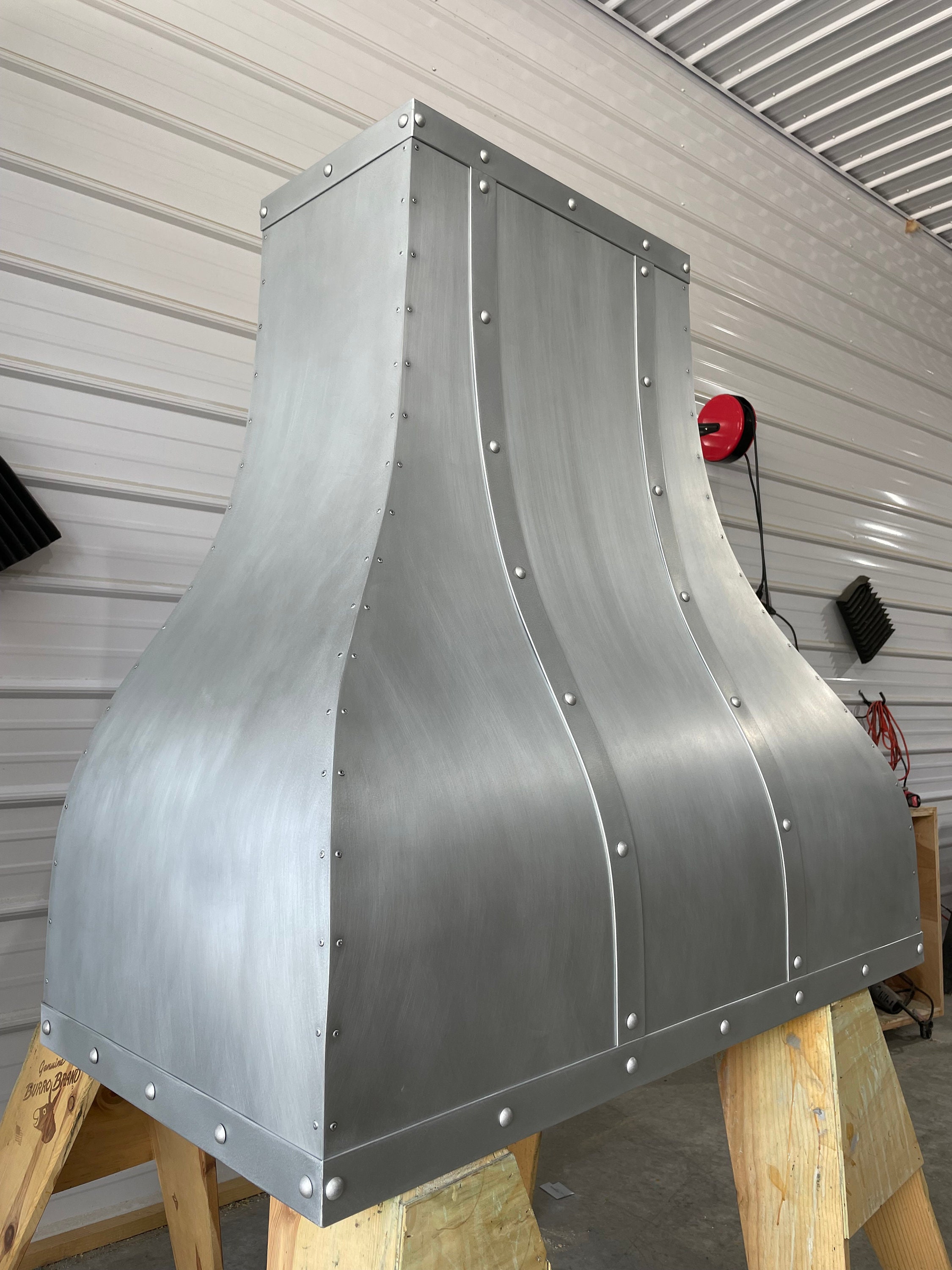 Custom Artisan Zinc Range Hoods -"tolon" Hood - Bell Curve - Etsy