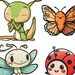 Anime Style Insects PNG & Svg's - Etsy