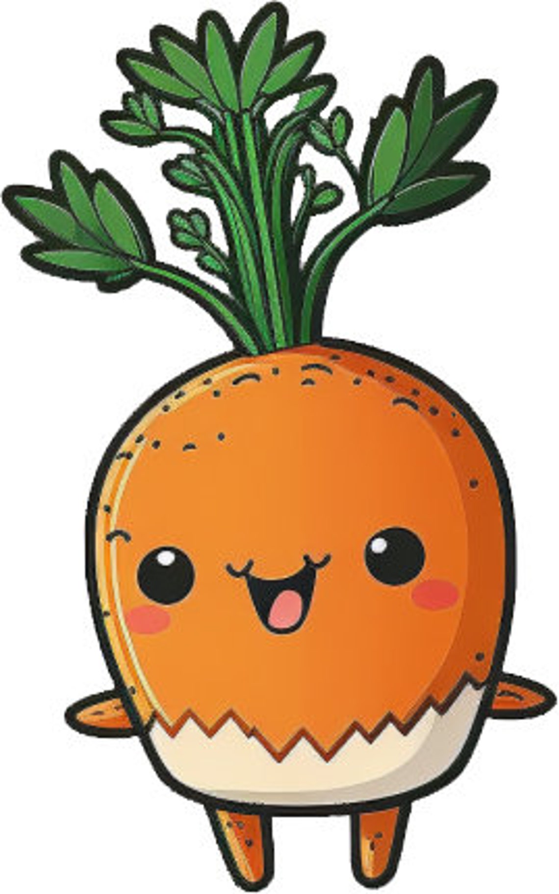Anime Style Veggie PNG & Svg's - Etsy