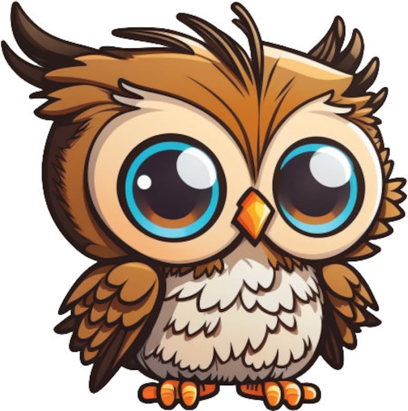 Anime Style Nocturnal Animals PNG & Svg's - Etsy