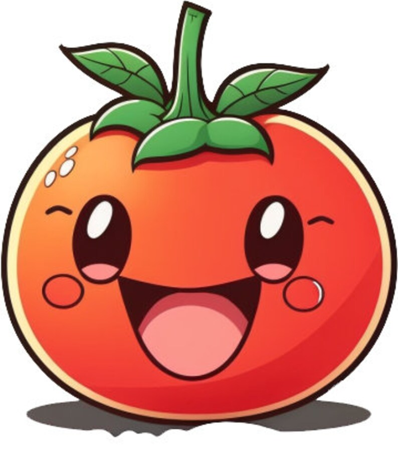 Anime Style Veggie PNG & Svg's - Etsy