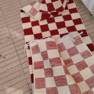 Red and White Checkered Rug - Red Checkered Rug - Green Checkered Rug ...