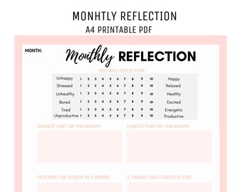 Monthly Reflection | Etsy