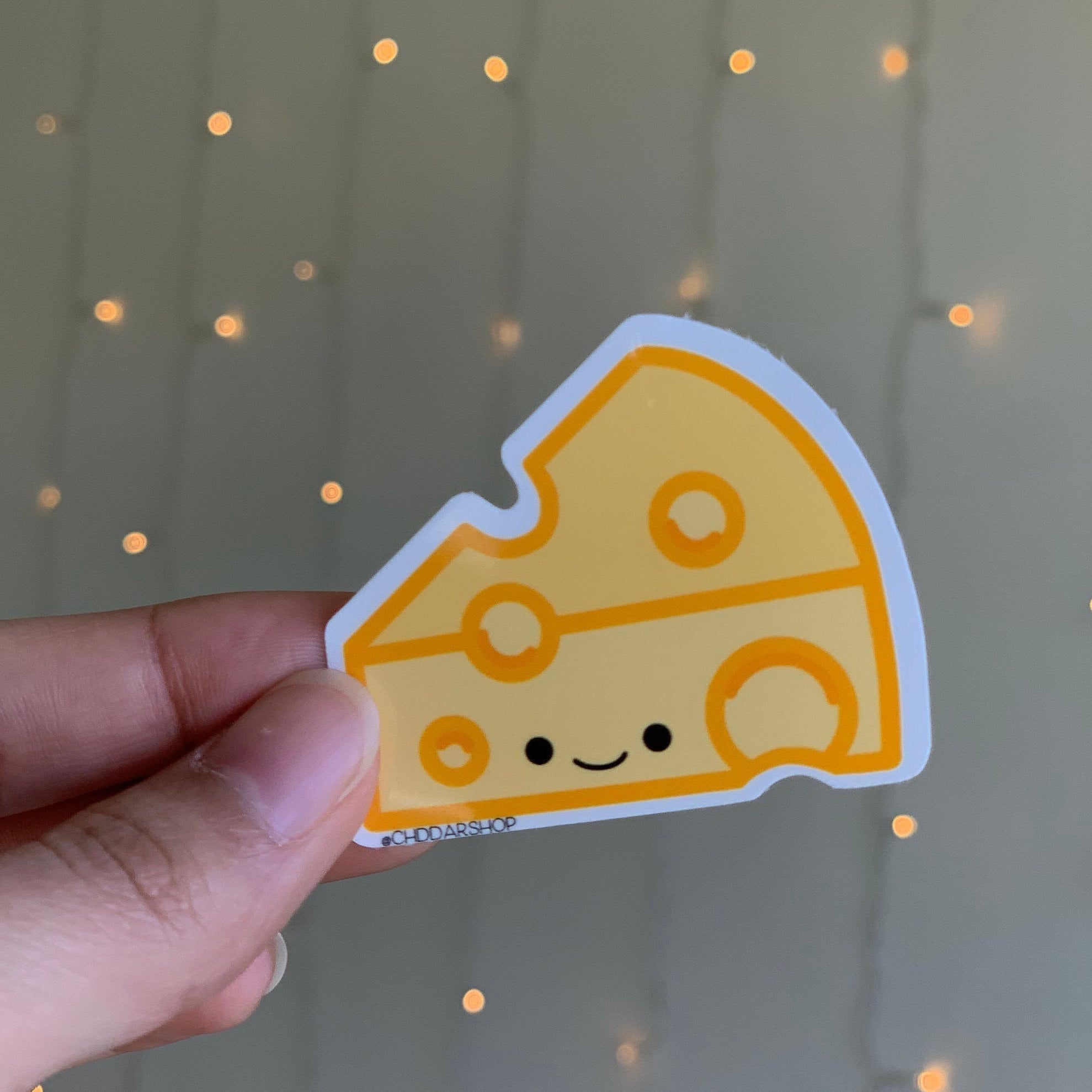 Cute Cheddar Cheese Sticker Laptop Sticker Water Bottle Sticker - Etsy