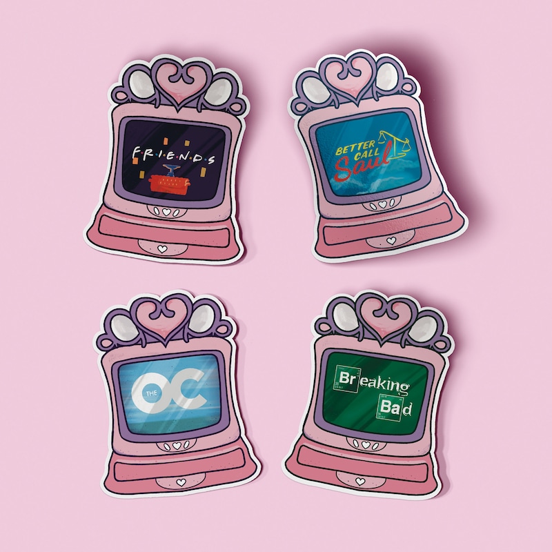 Television Stickers - Etsy